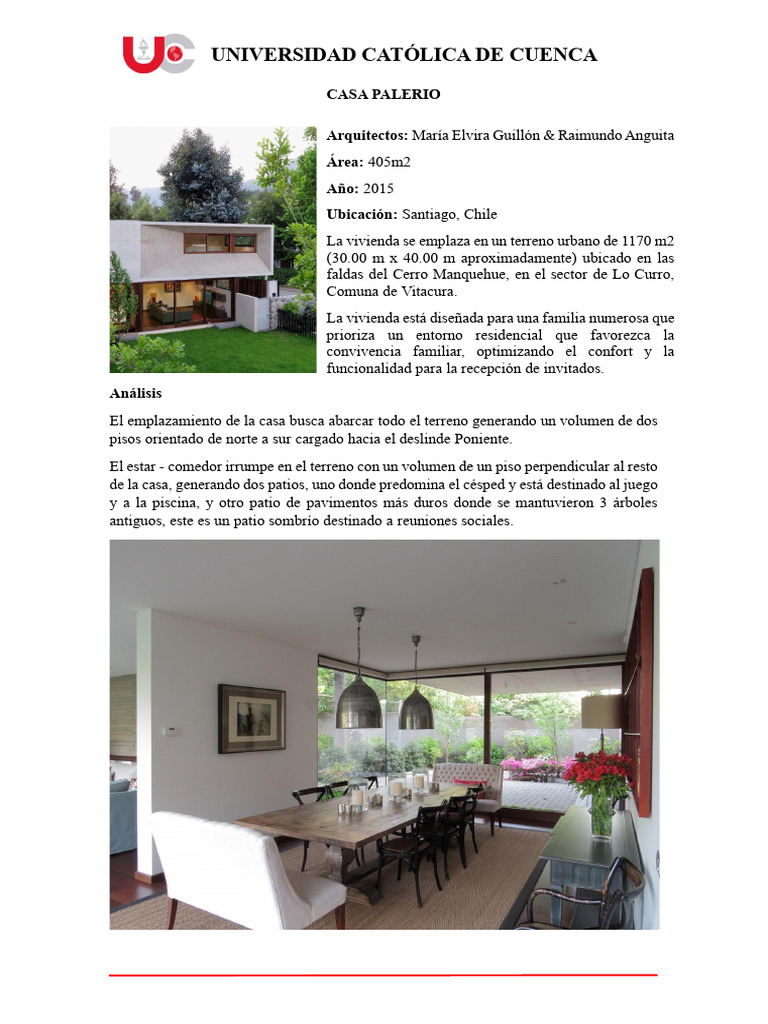 Casa Palerio | PDF | Comedor | Cocina