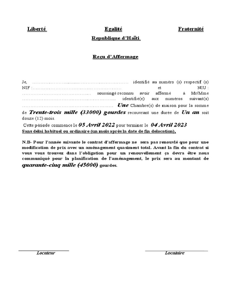 Contrat | PDF
