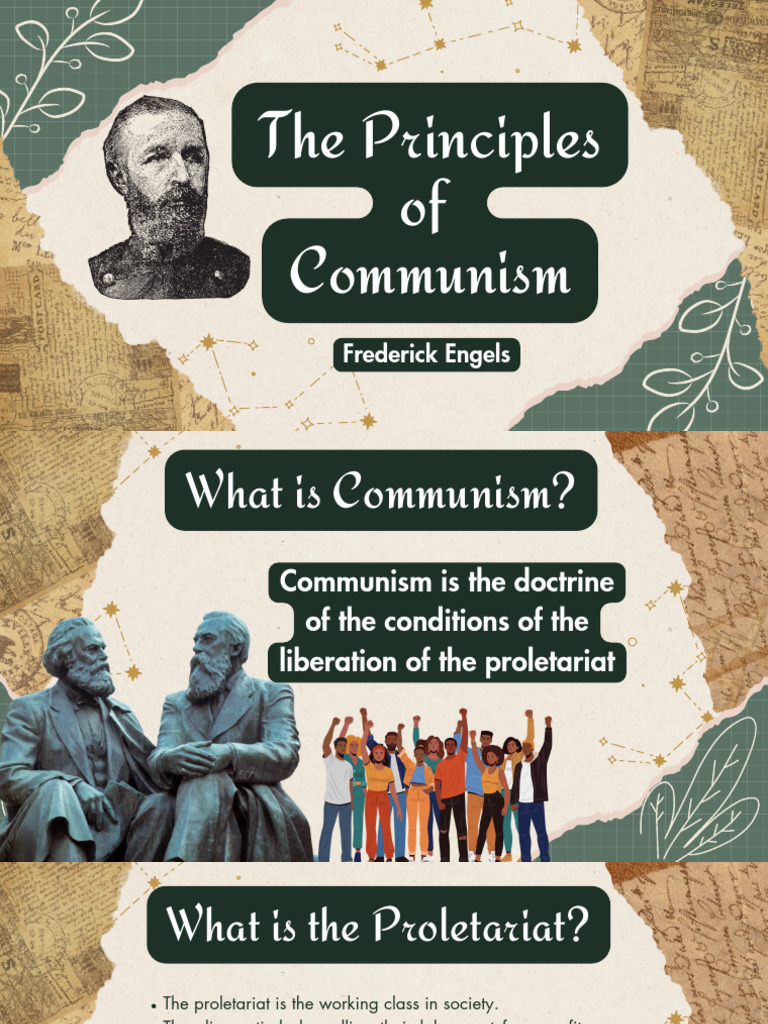 Principles of Communism | PDF | Bourgeoisie | Labour Economics
