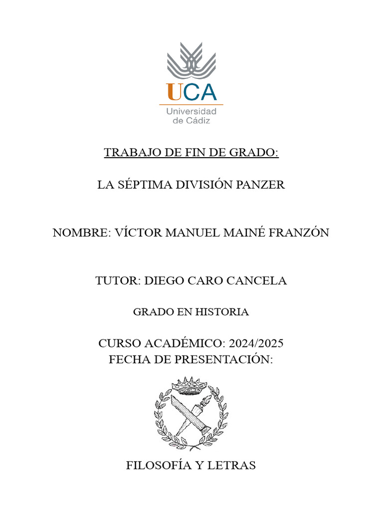 TFG 1 | PDF | Guerra relámpago | Militar