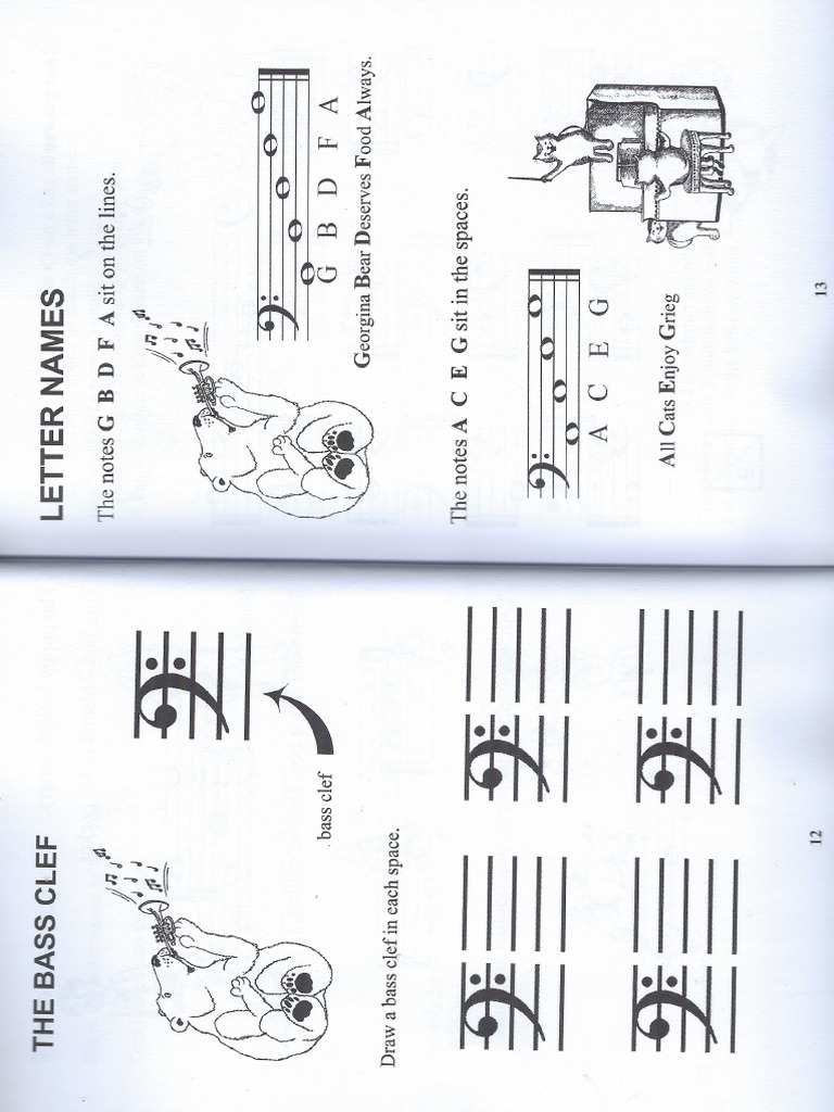 Pippin Worksheets Bass Clef | PDF