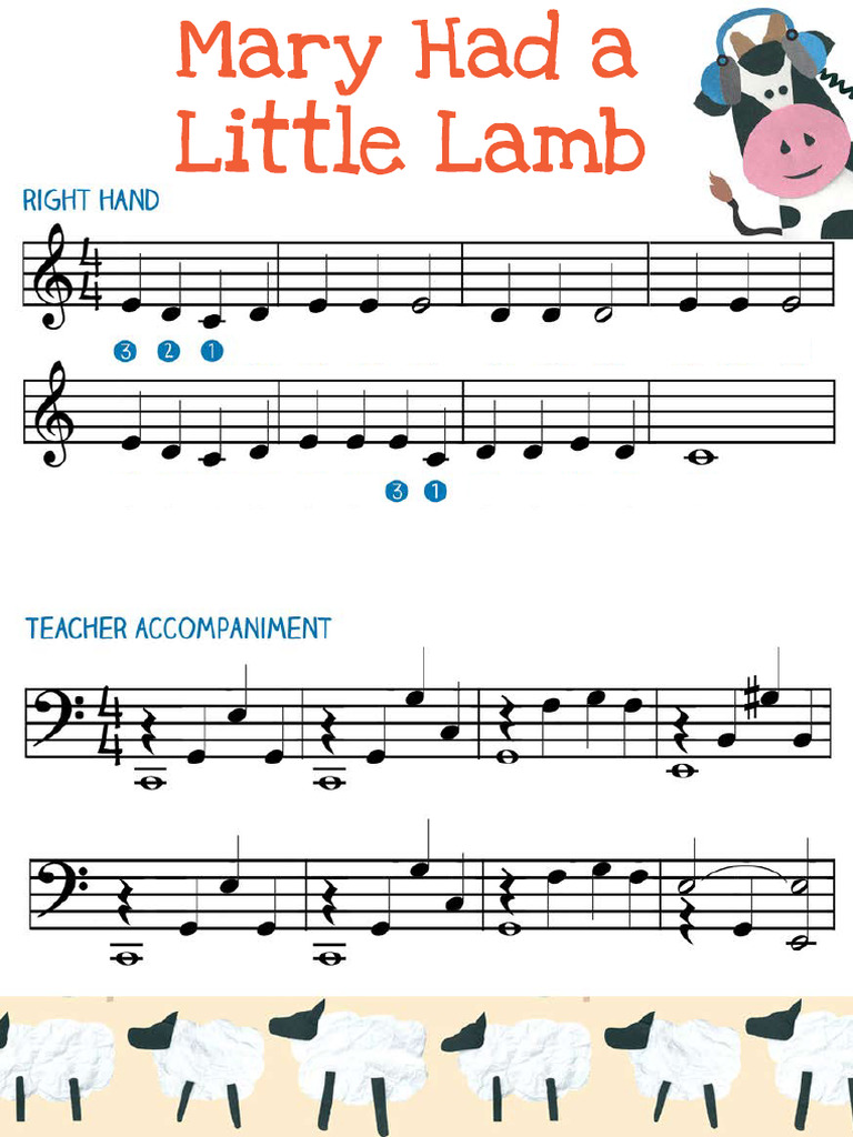 Mary Had A Little Lamb 3 | PDF