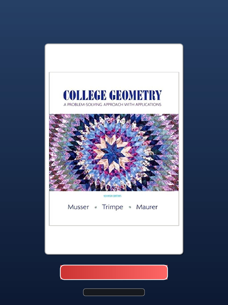 College Geometry A Problem Solving Approach With Applications 2nd by ...