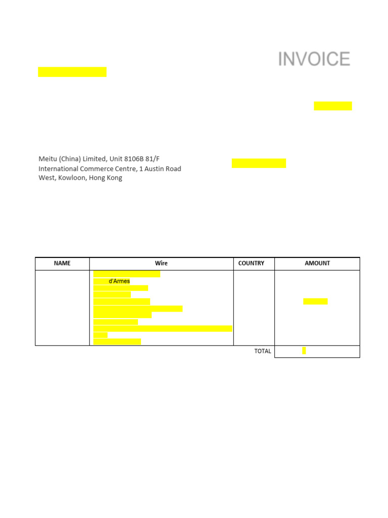 Invoice Stephanie November | PDF