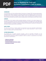 94 Calls To Action by Julia PDF | PDF | Indigenous Peoples