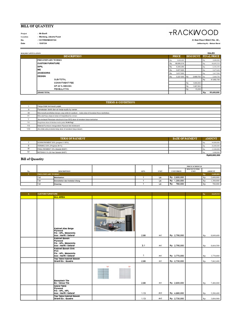 BQ - MR Bonfi Rab - Sales Box | PDF