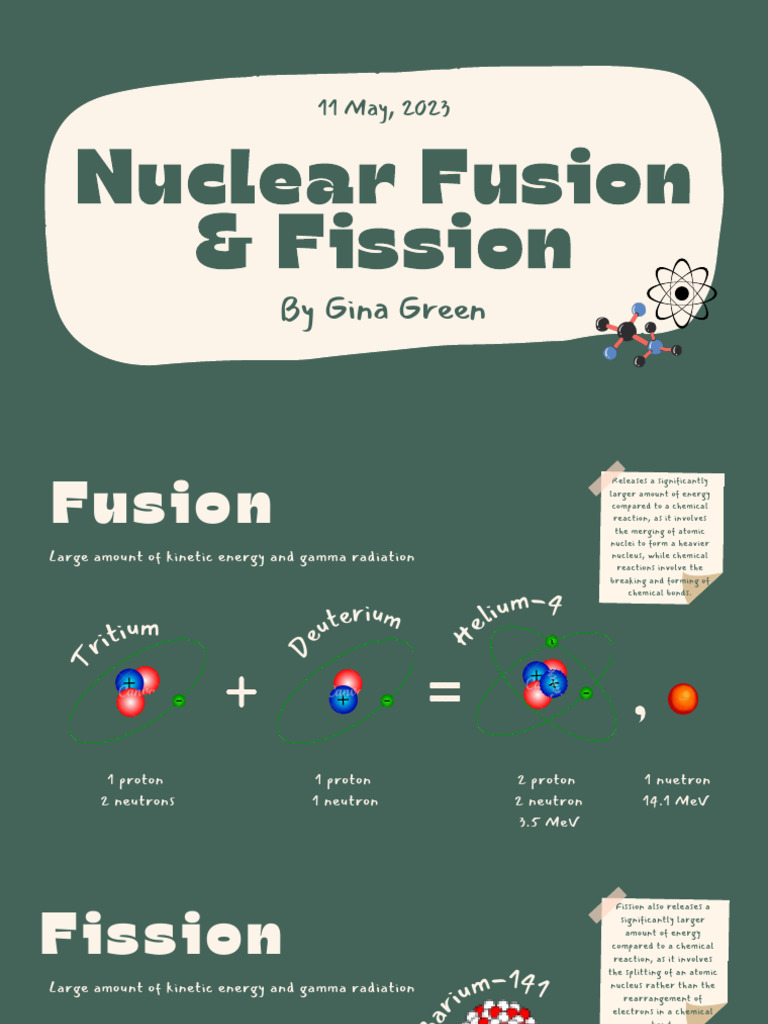 Nuclear Fusion & Fission Models | PDF | Neutron | Radioactive Decay