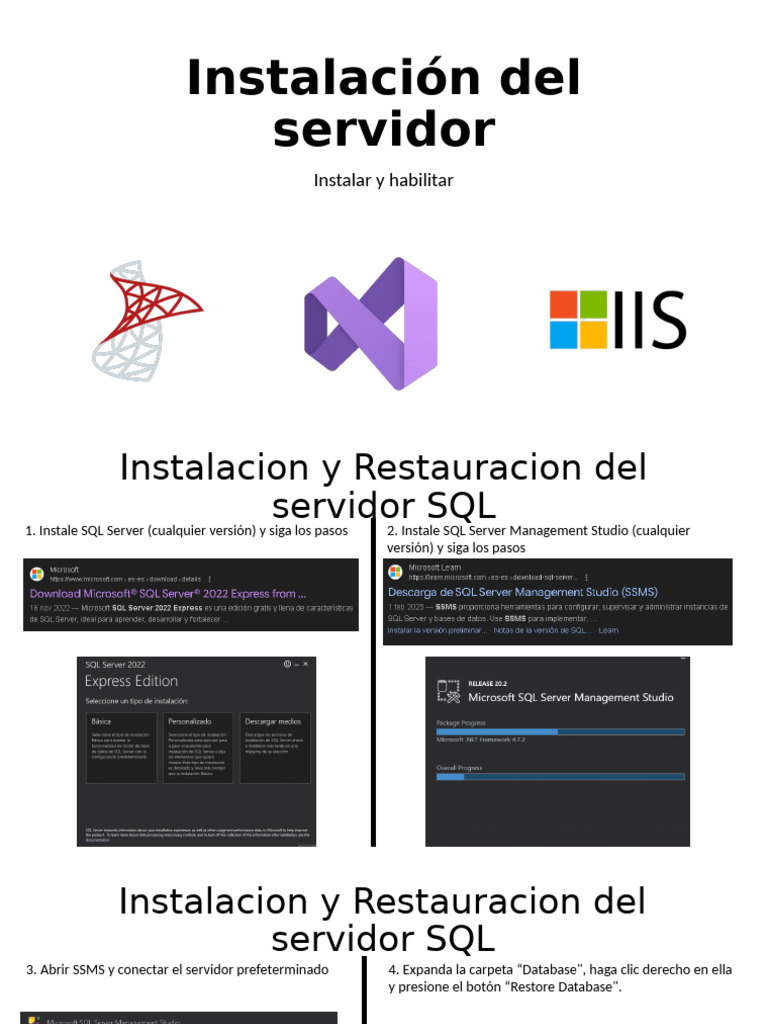 Instalacion de Servidor IIS y Modificacion para Subir A ERP | PDF | Servidor (Computación ...