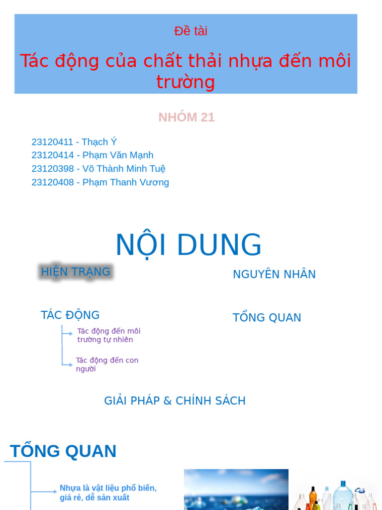 Tac Dong Chat Thai Nhua | PDF