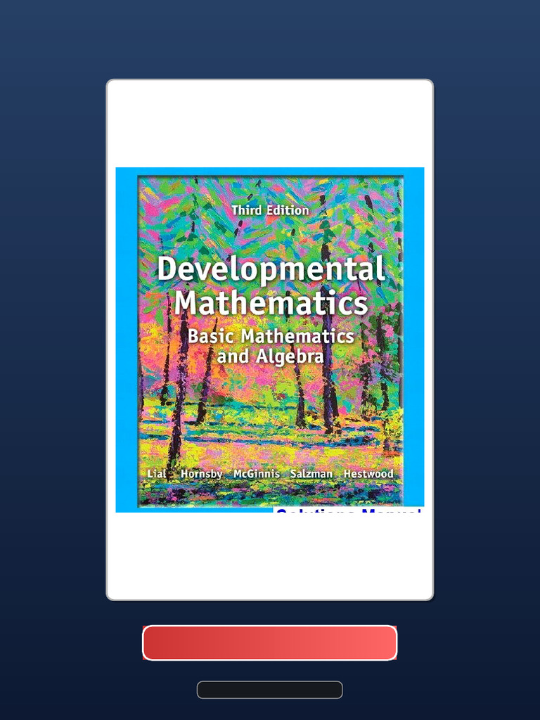 Developmental Math 3rd Edition Lial Digital Access | PDF | Science | Mathematics