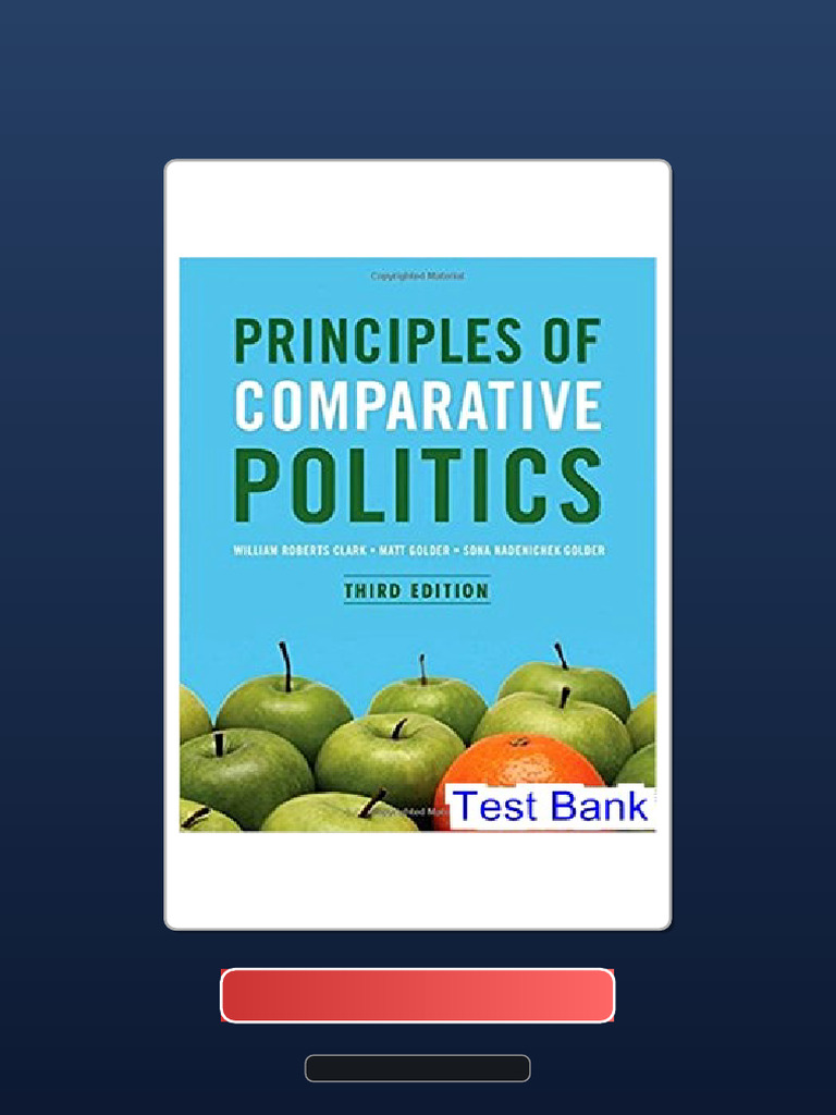 Principles of Comparative Politics 3rd Edition Golder Digital Access ...