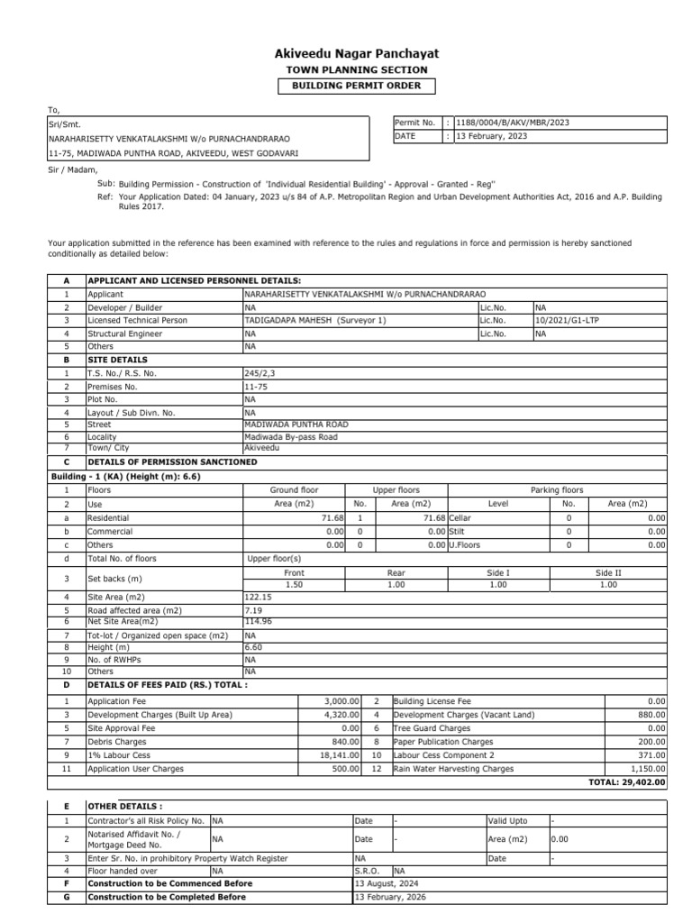 1188 - 0004 - B - AKV - MBR - 2023 Proceeding | PDF | Solar Power | Architect