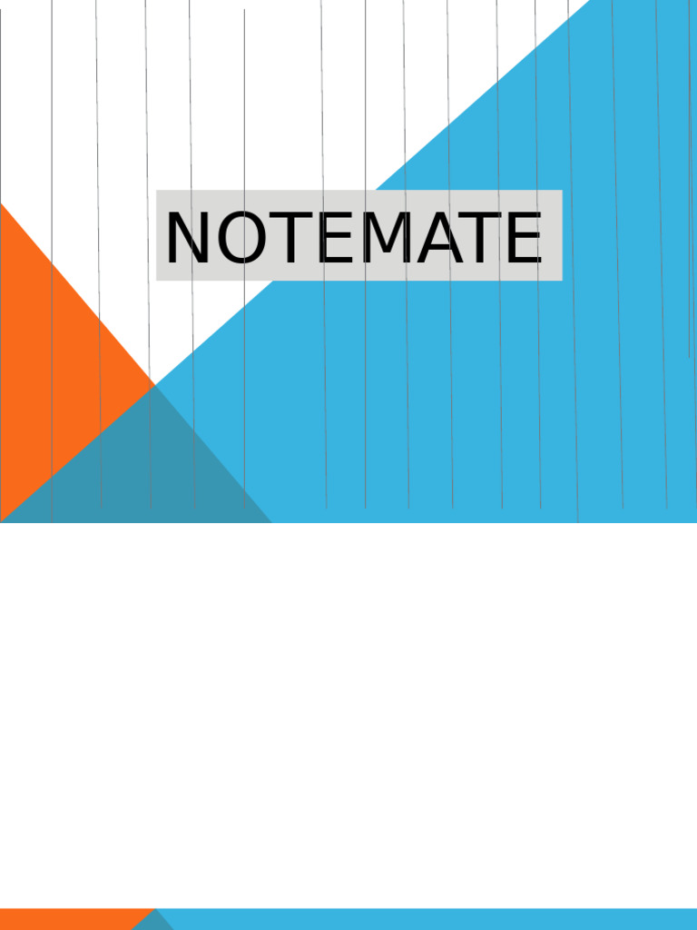 Notemate | PDF