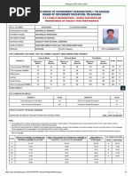 Telangana SSC Memo 2025 | PDF | Educational Assessment And Evaluation ...