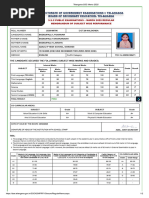 Telangana SSC Memo 2025 | PDF | Educational Assessment And Evaluation ...