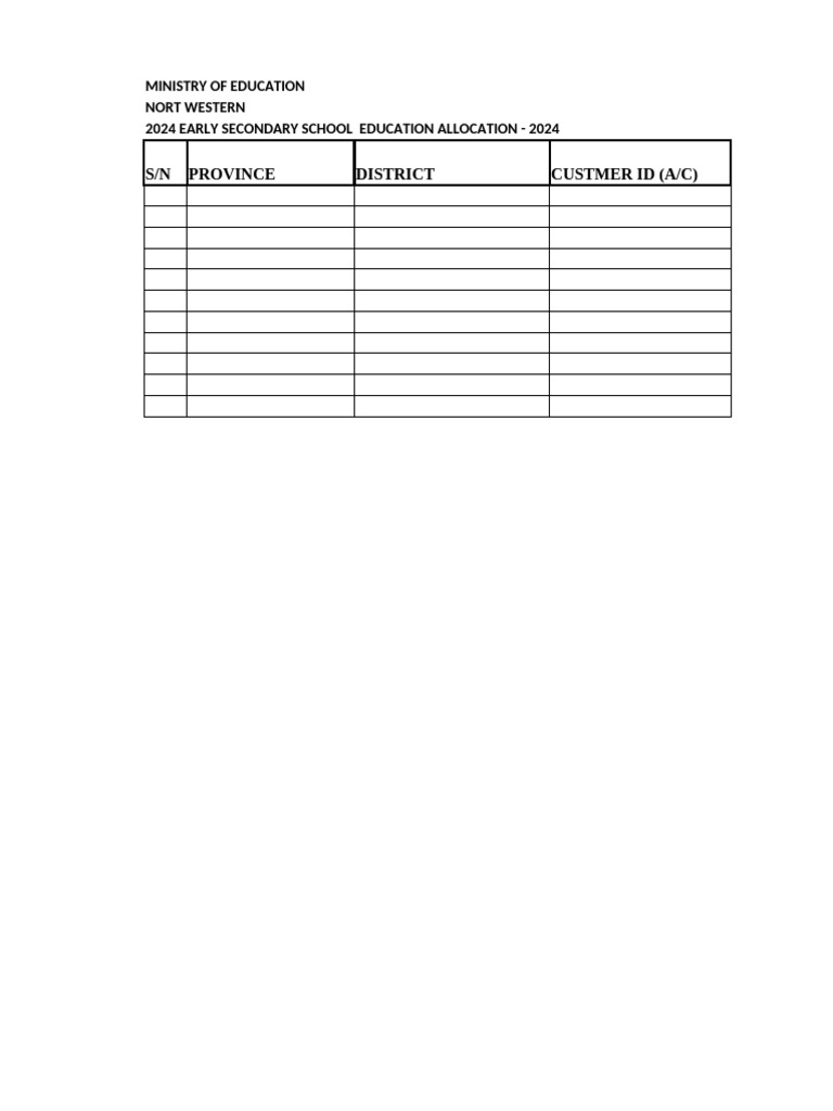 Jimbetemplate for Enrolment Data Base Capturing | PDF
