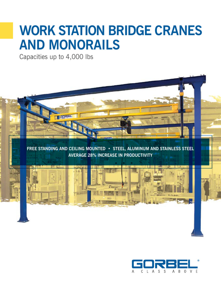 Workstation Cranes and Monorails Overview | PDF | Crane (Machine ...
