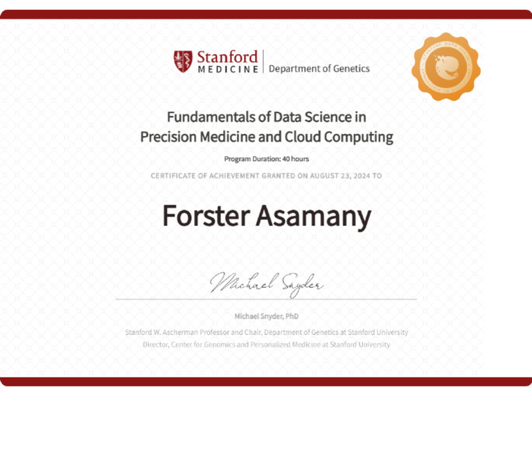 Fundamentals of Data Science in Precision Medicine and Cloud Computing ...