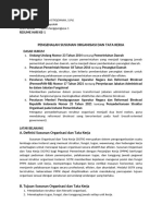 Pengenalan Struktur Organisasi Dan Tata Kerja (Sotk) 2025 | PDF