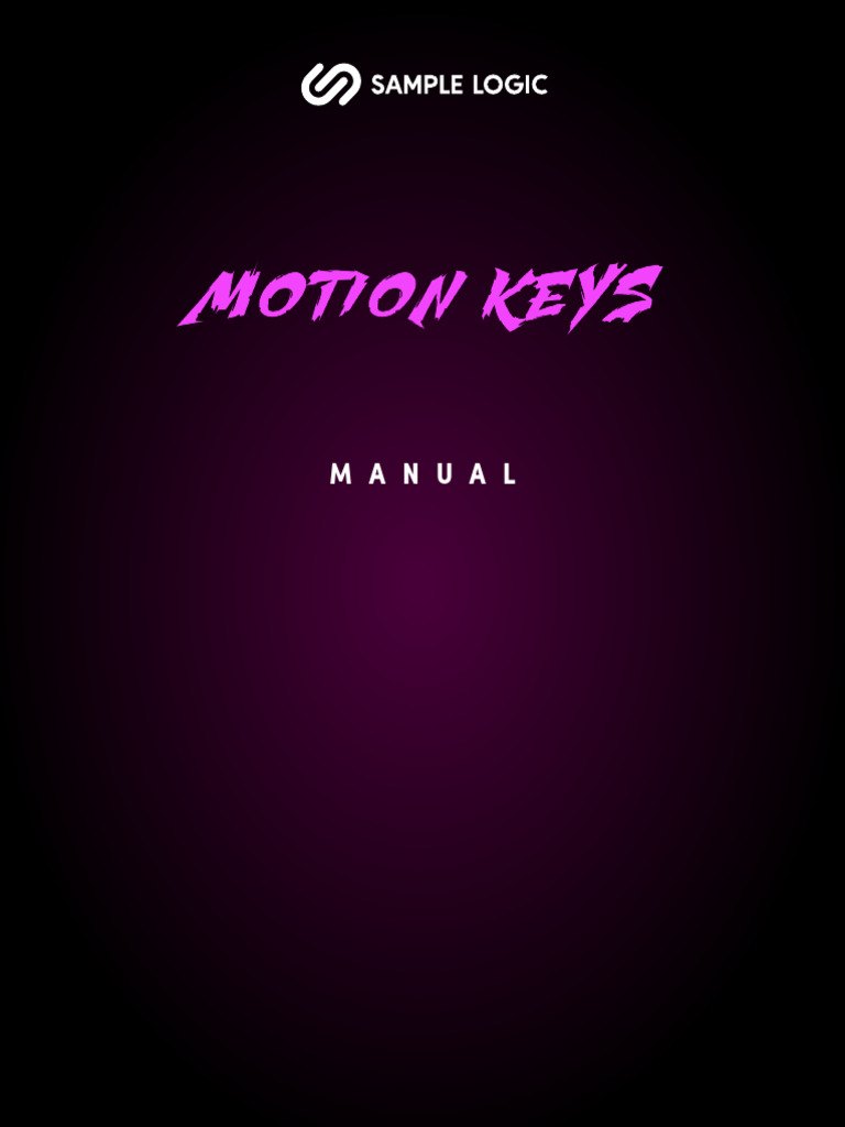 Motion Keys Manual | PDF | Equalization (Audio) | License