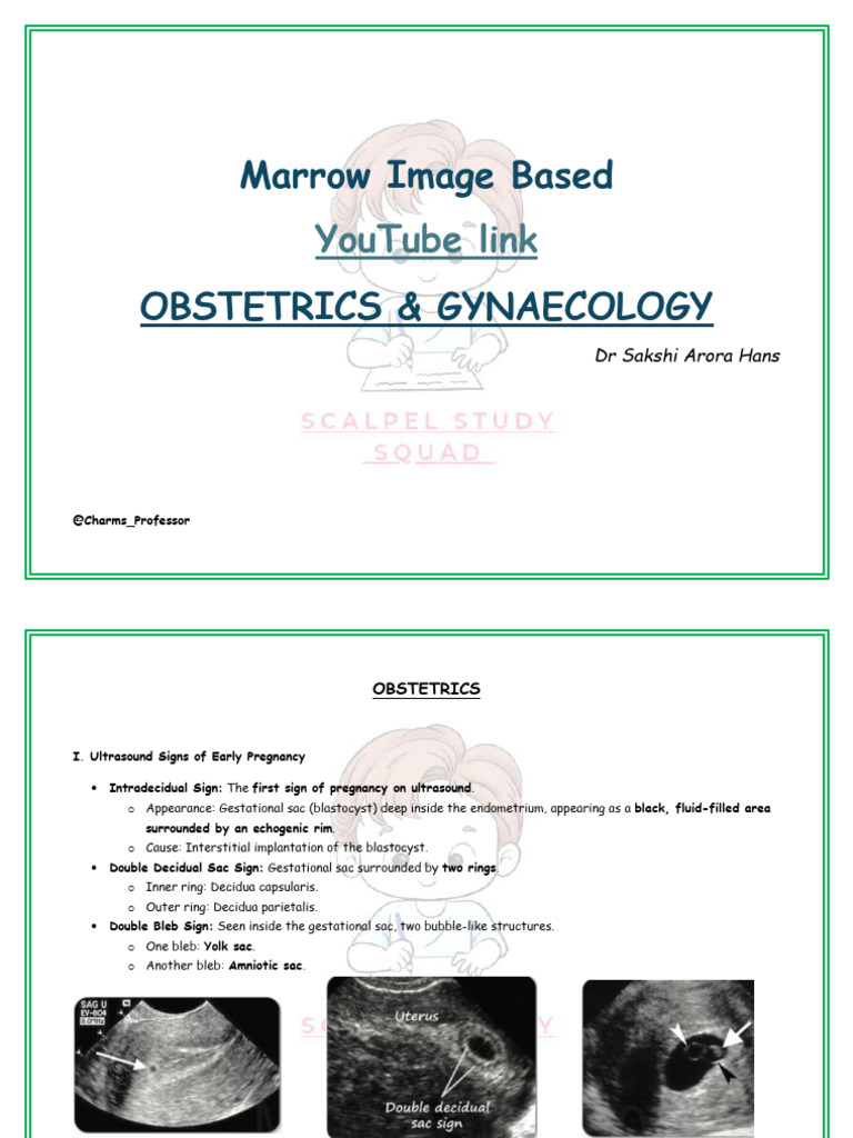 Image Based Mcqs Obs Gyn | PDF | Placenta | Pelvis