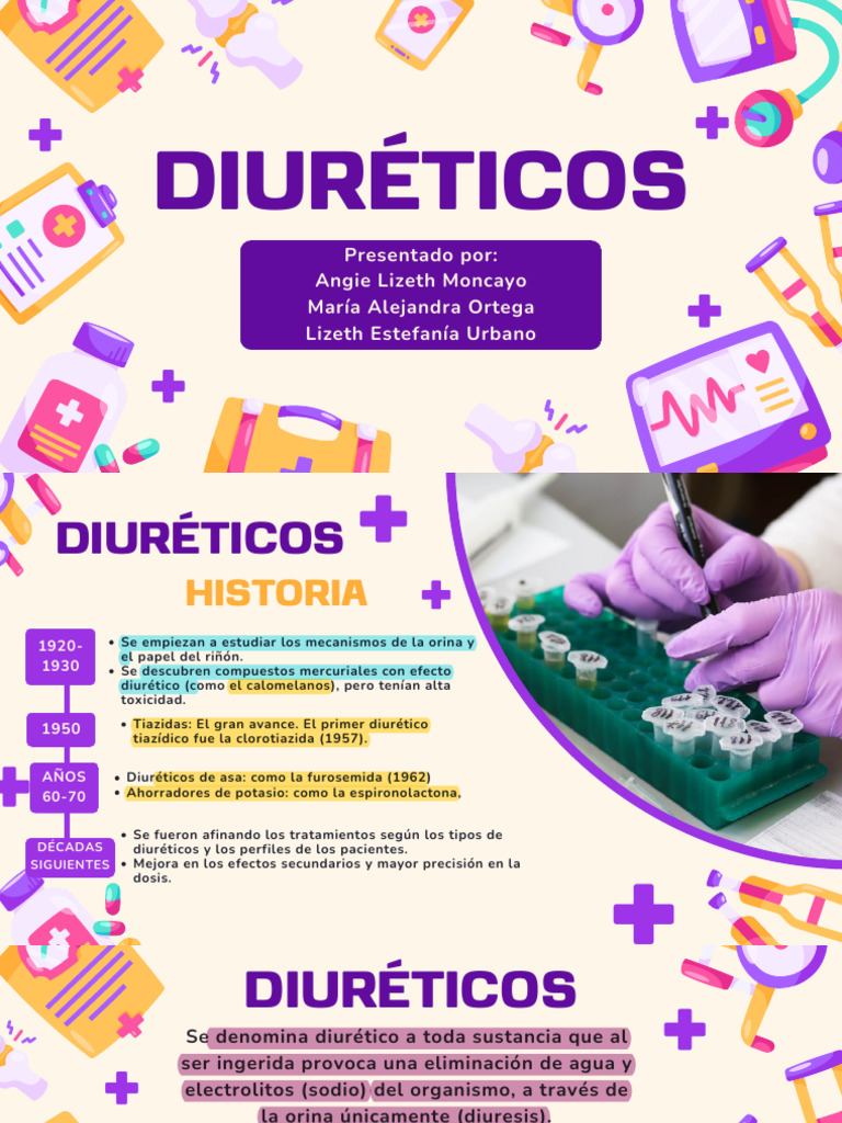 Clasificación y usos de diuréticos | PDF | Drogas