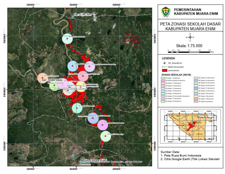 Peta Zonasi Sekolah Dasar Kelompok 12 | PDF