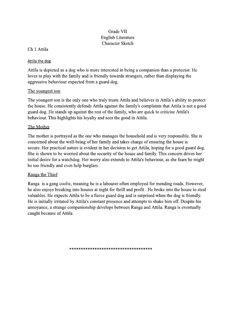 Attila Charater | PDF