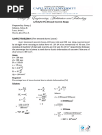 Sample Problems in Pre-Stressed Concrete PDF | PDF | Beam (Structure ...