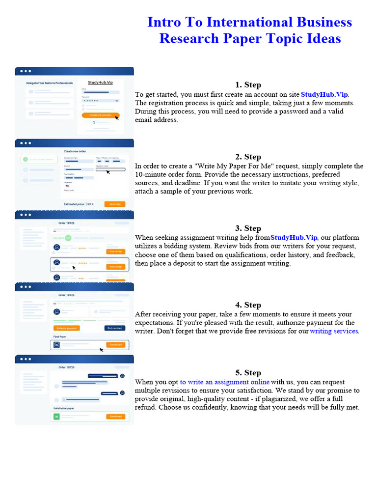 Intro To International Business Research Paper Topic Ideas | PDF ...