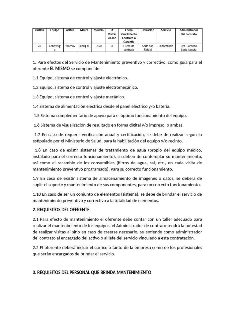 2024le-000004-0001102395 Direccion Central Sur Mant. | PDF | Póliza de seguros | Calibración