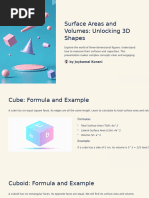 Class 10 Surface Area and Volume Formulas | PDF