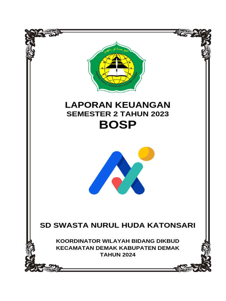 Cover Laporan Keuangan | PDF