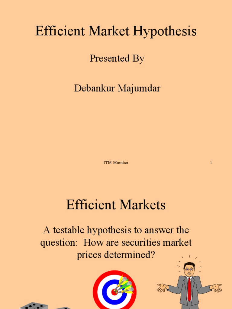 Efficient Mkt Hypothesis Pdf Efficient Market Hypothesis