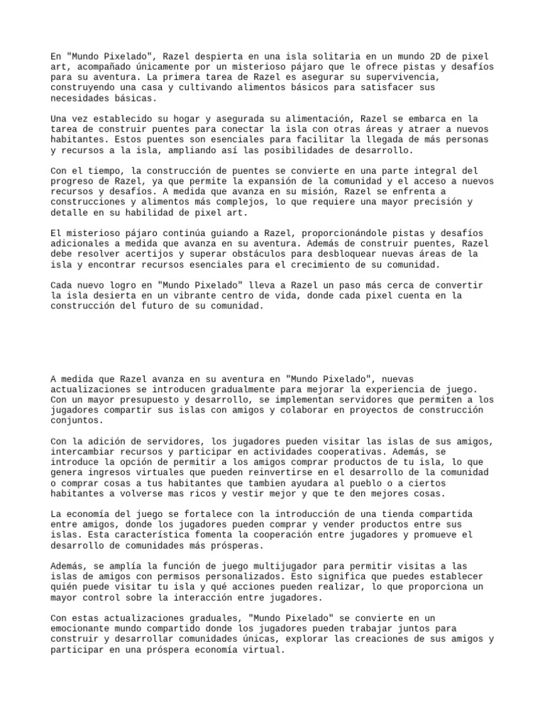 Mundo Pixelado | PDF | Juego de azar | Videojuegos