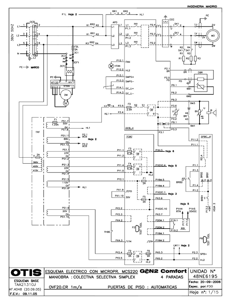 Otis Mcs 220 Gen2 Comfort Ovf20 | PDF