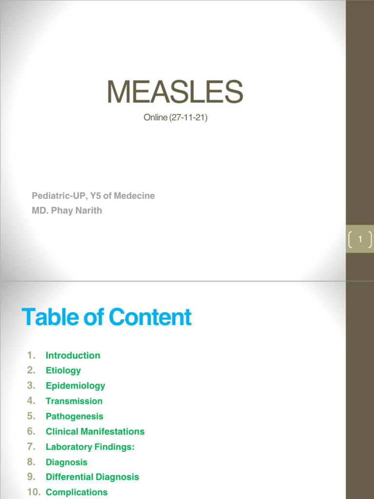 Measle | PDF