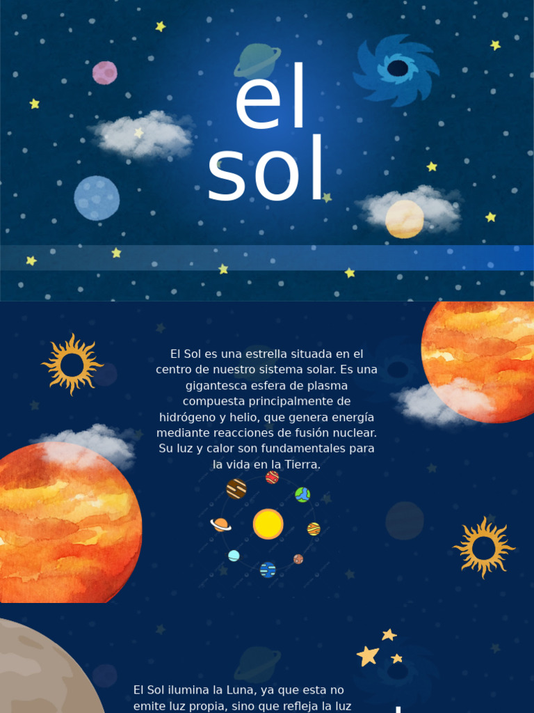Infografía del Sol para Niños | PDF