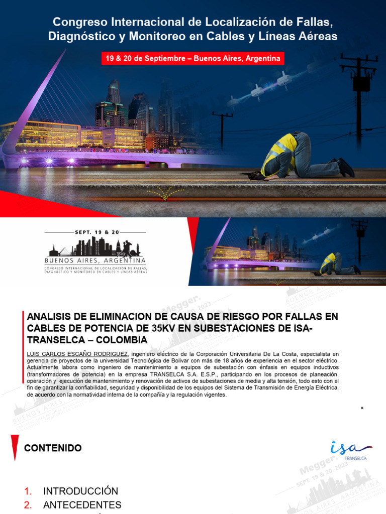 Analisis de Eliminacion de Causa de Riesgo Por Fallas en Cables de ...