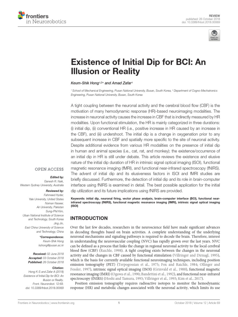 Existence of Initial Dip For BCI An Illusion or Reality | PDF ...