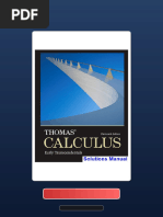 Complete Bundle Thomas Calculus 13th Edition Thomas | PDF | Integral | Function (Mathematics)