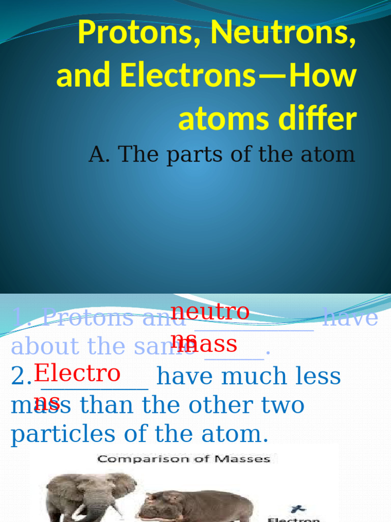 How Atoms Differ | PDF