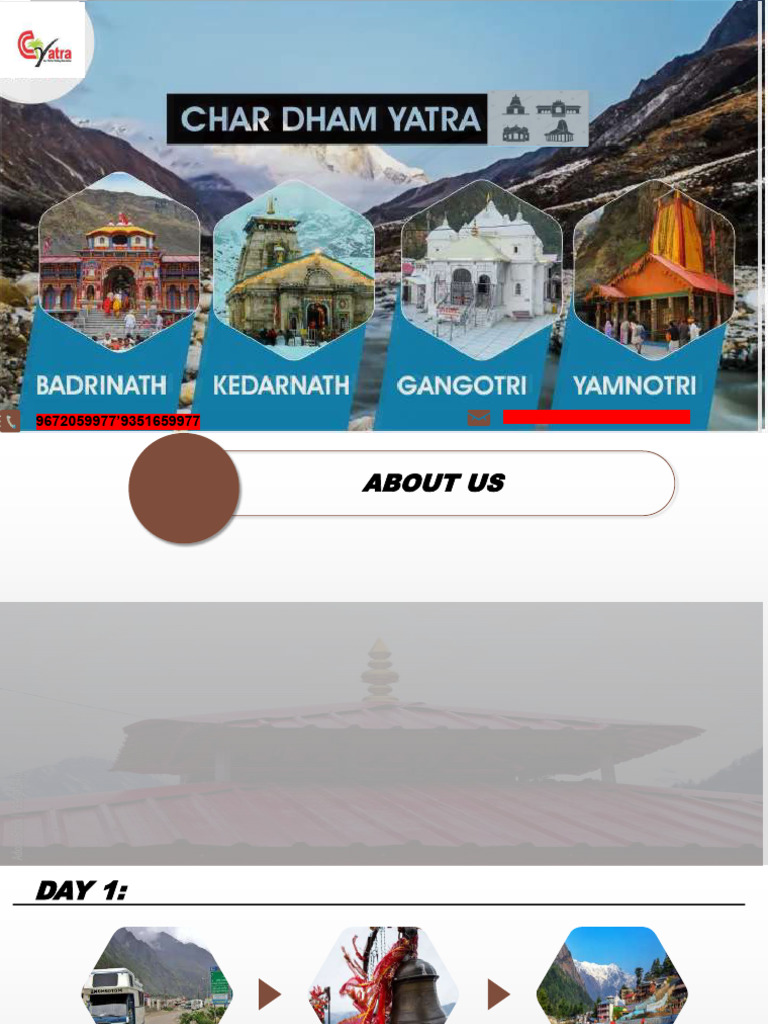 4 Dham Yatra | PDF | Hindu Worship | Pilgrimage