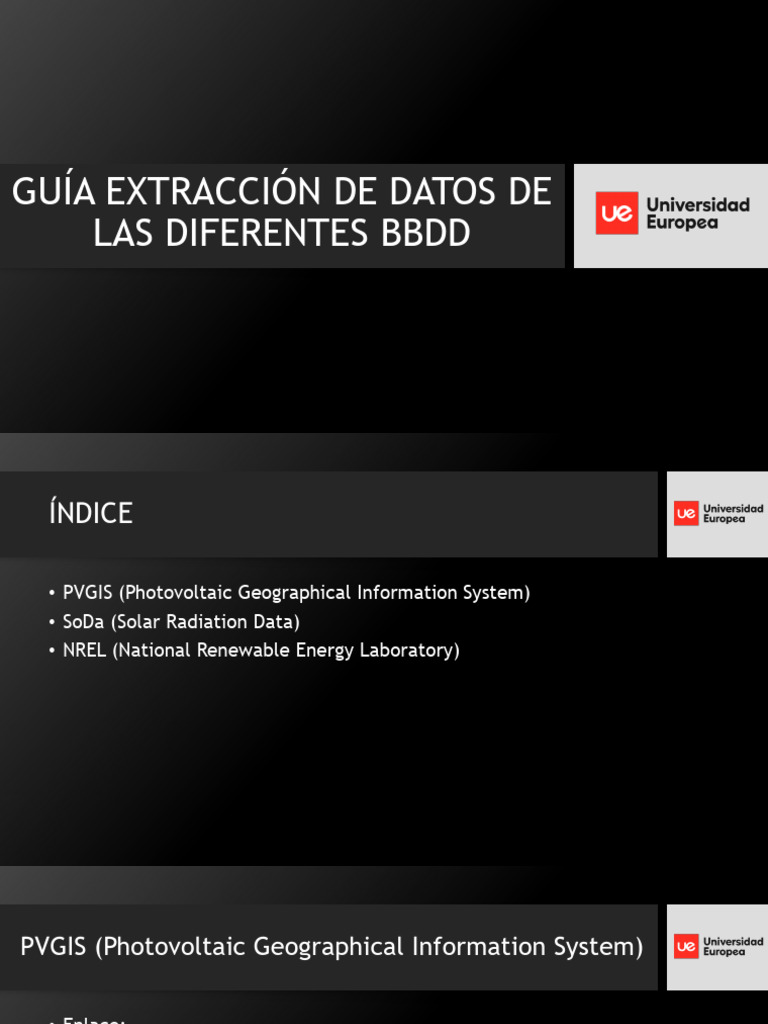 Guía para usar NSRDB Viewer | PDF