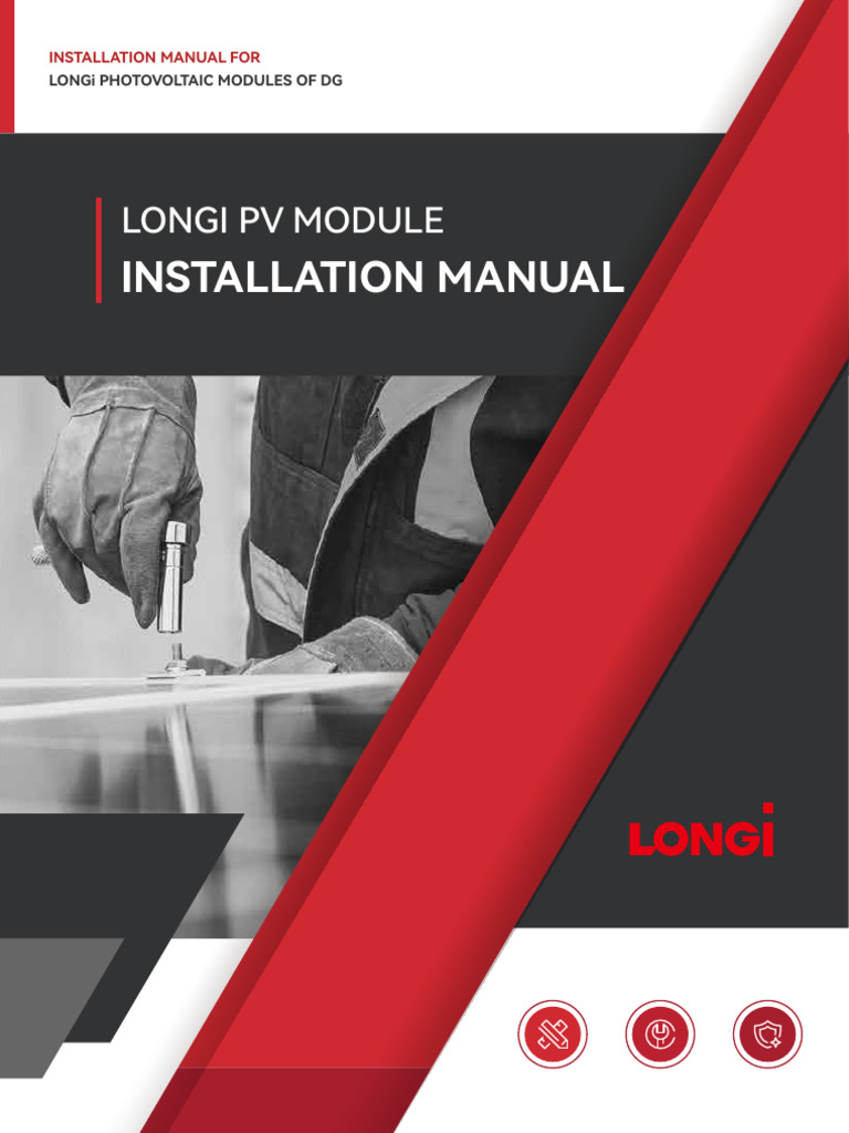 LONGi Installation Manual All Series V19 en | PDF | Solar Panel | Photovoltaics