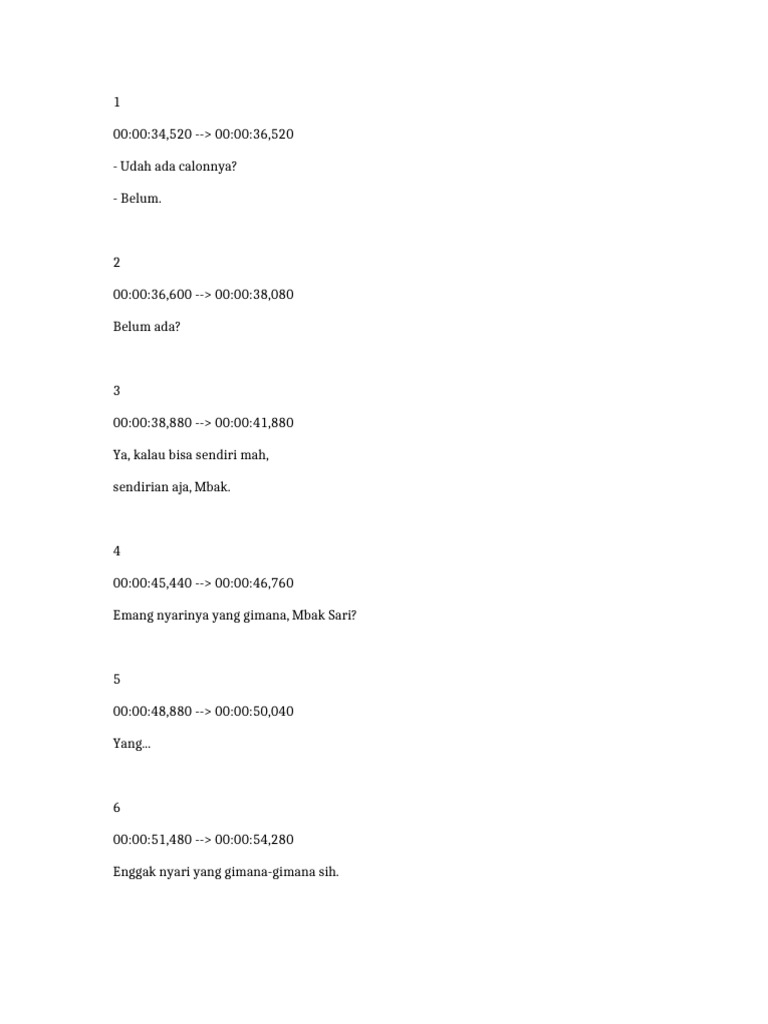 Transkrip Film Fix | PDF