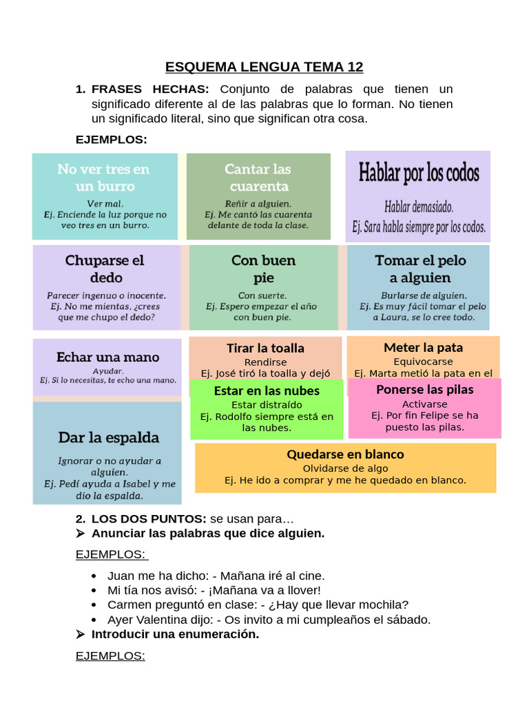 Esquema Lengua Tema 12 | PDF | Lingüística