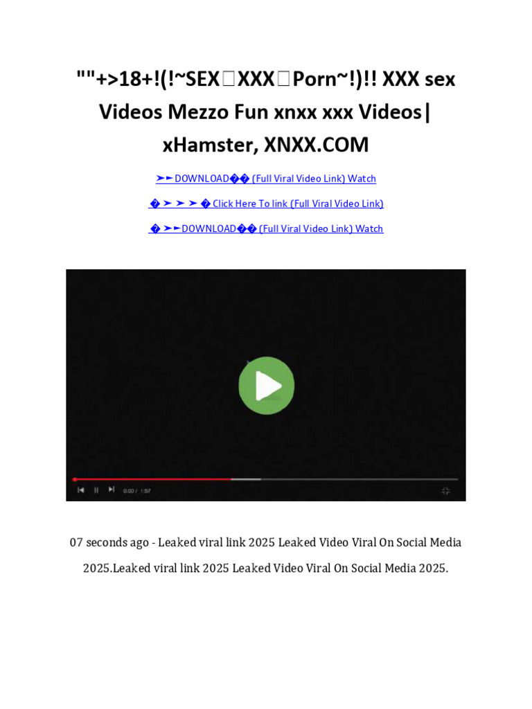 Mezzo Fun XNXX XXX Videos | PDF