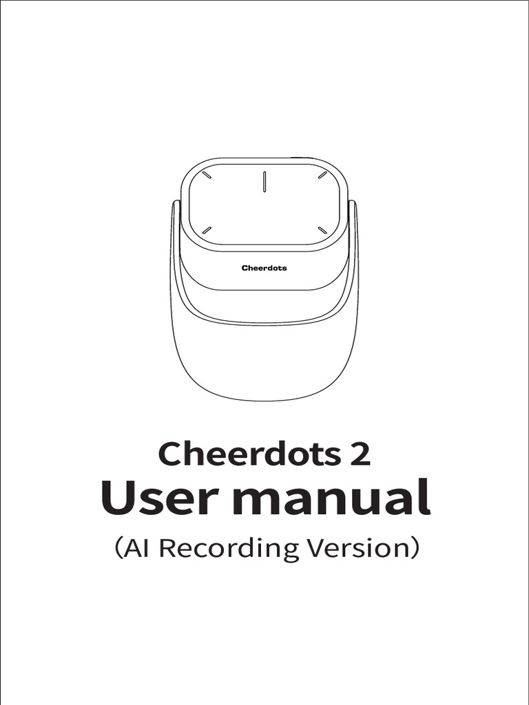 Cheerdots 2 User Manual Advanced | PDF | Cursor (User Interface) | Computing