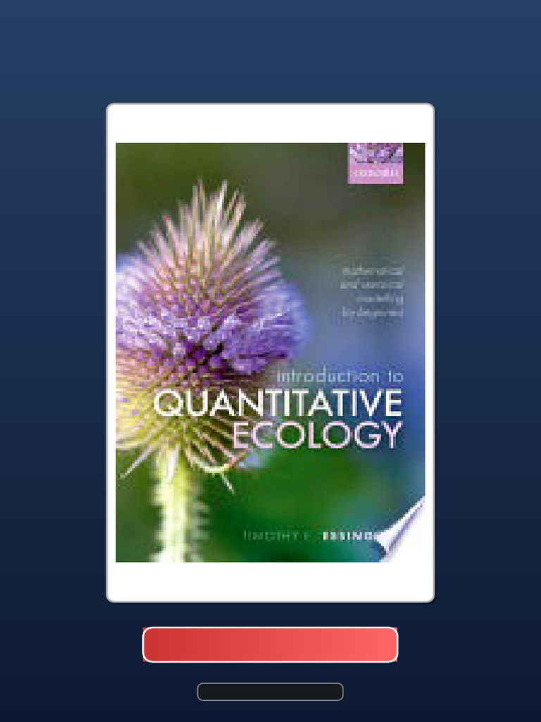 Complete Bundle Testbank Introduction To Quantitative Ecology ...